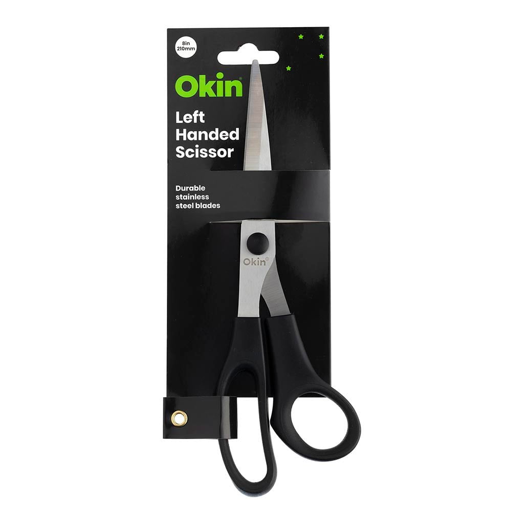 Okin Scissors Left Handed 8 Inch Black Handle | Newest Products ...