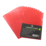 OSC A4 Red L Shaped Pockets 12's pack | Filing & Storage — Discount Office