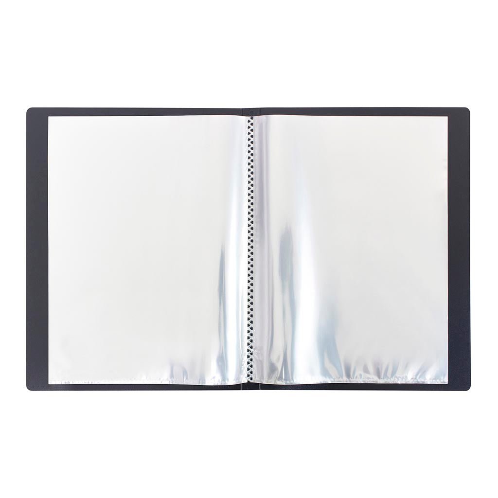 Okin A5 Insert Cover 20 Pocket Display Book, Black Cover | Display ...
