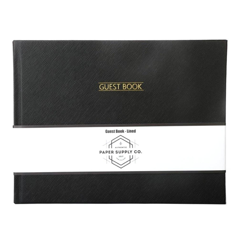 OSC Citta Guest Book Black | Business Books — Discount Office