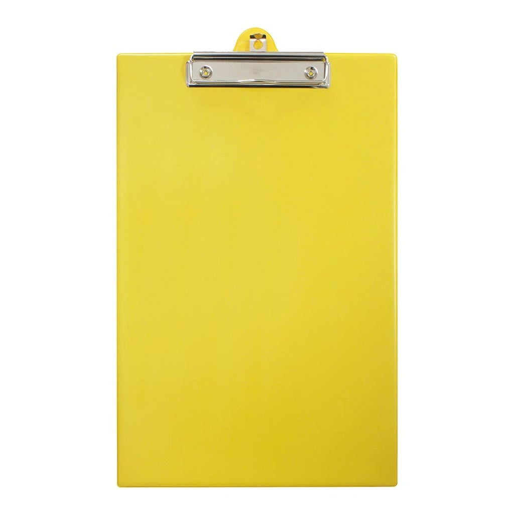 OSC Foolscap PVC Clipboard, Yellow | Clipboards — Discount Office