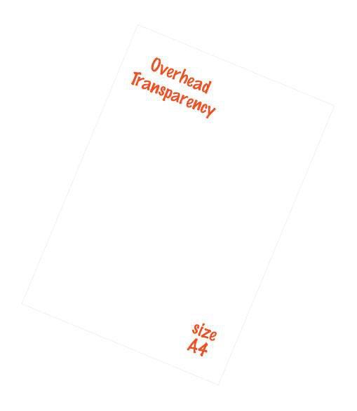 Overhead Transparency A4 x 100's pack | Newest Products — Discount Office