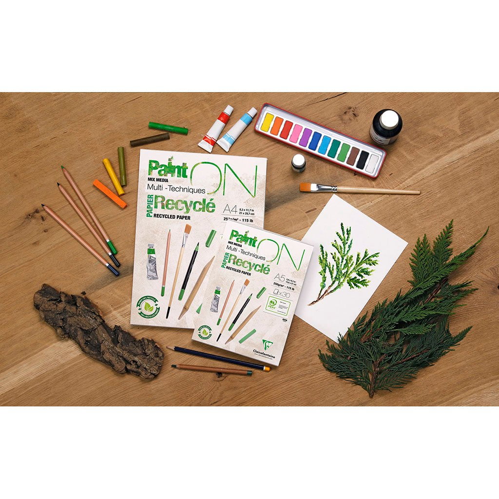 PaintON Recycled Paper Pad White A4 30 sheets | Art Pads — Discount Office