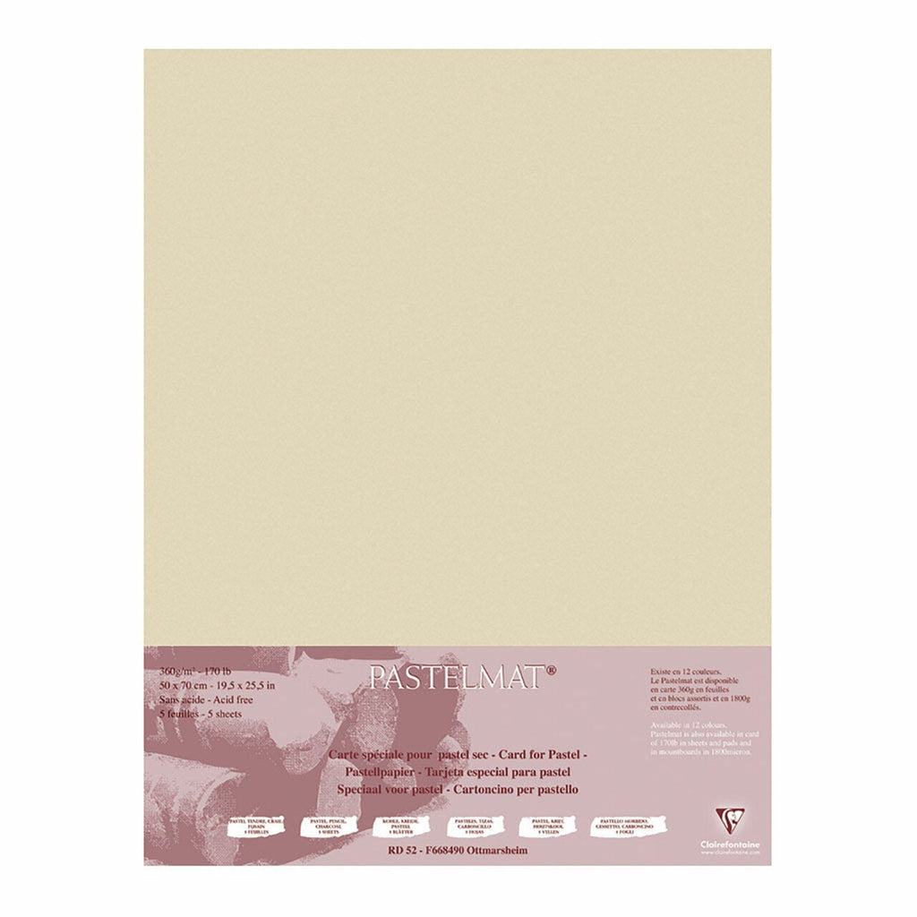 Pastelmat Paper 50cm x 70cm Sand - Pack of 5 | Art Supplies — Discount ...