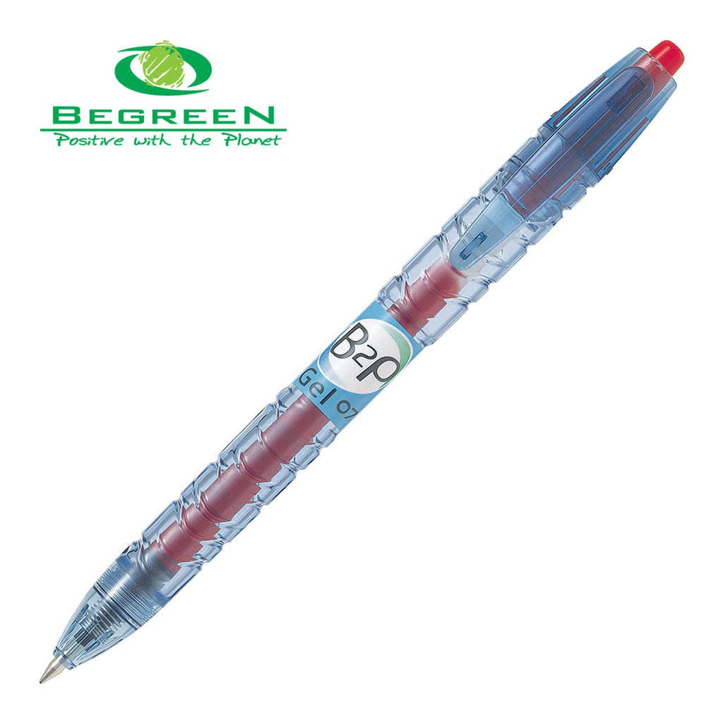 Pilot BeGreen Bottle-2-Pen Gel Fine Tip Red Pens (BL-B2P-7-R-BGJ) x 10 ...