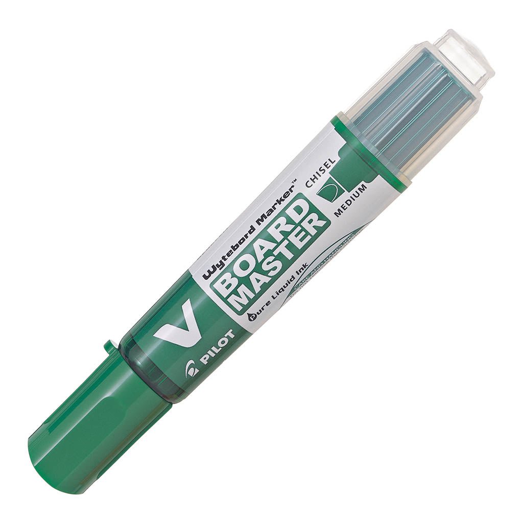 Pilot BeGreen V Board Whiteboard Marker Chisel - Green | Markers ...