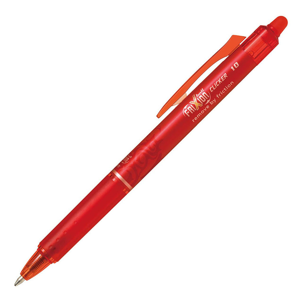 Pilot Frixion Clicker Erasable Broad Tip Red Pen (BLRT-FR10-R) x 12's ...