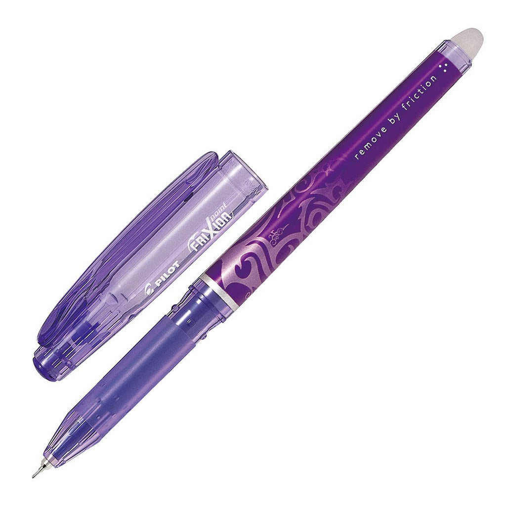 Pilot Frixion Point Erasable Ultra Fine Violet Pens (BL-FRP4-V) x 12's ...