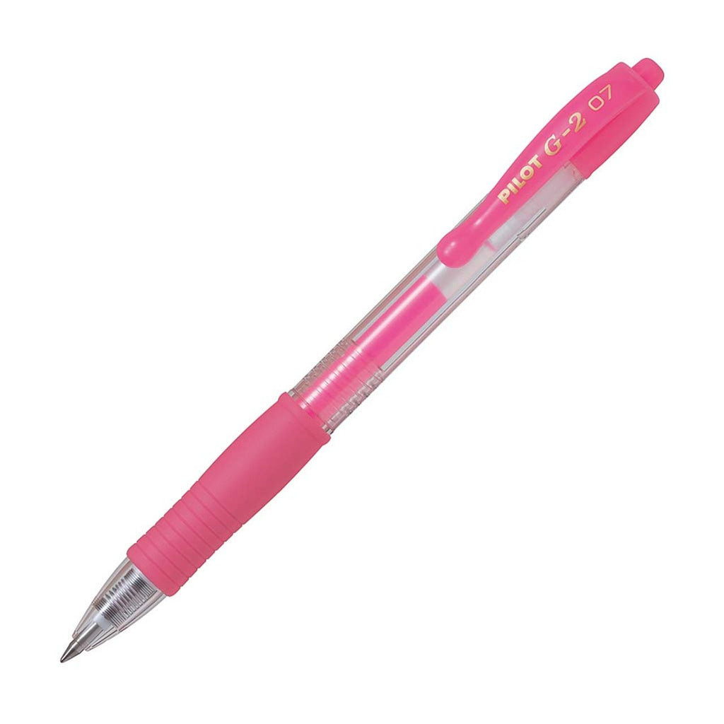 Pilot G2 Gel Fine Pen Neon Pink (BL-G2-7-NP) x 12's pack | Gel Pens ...