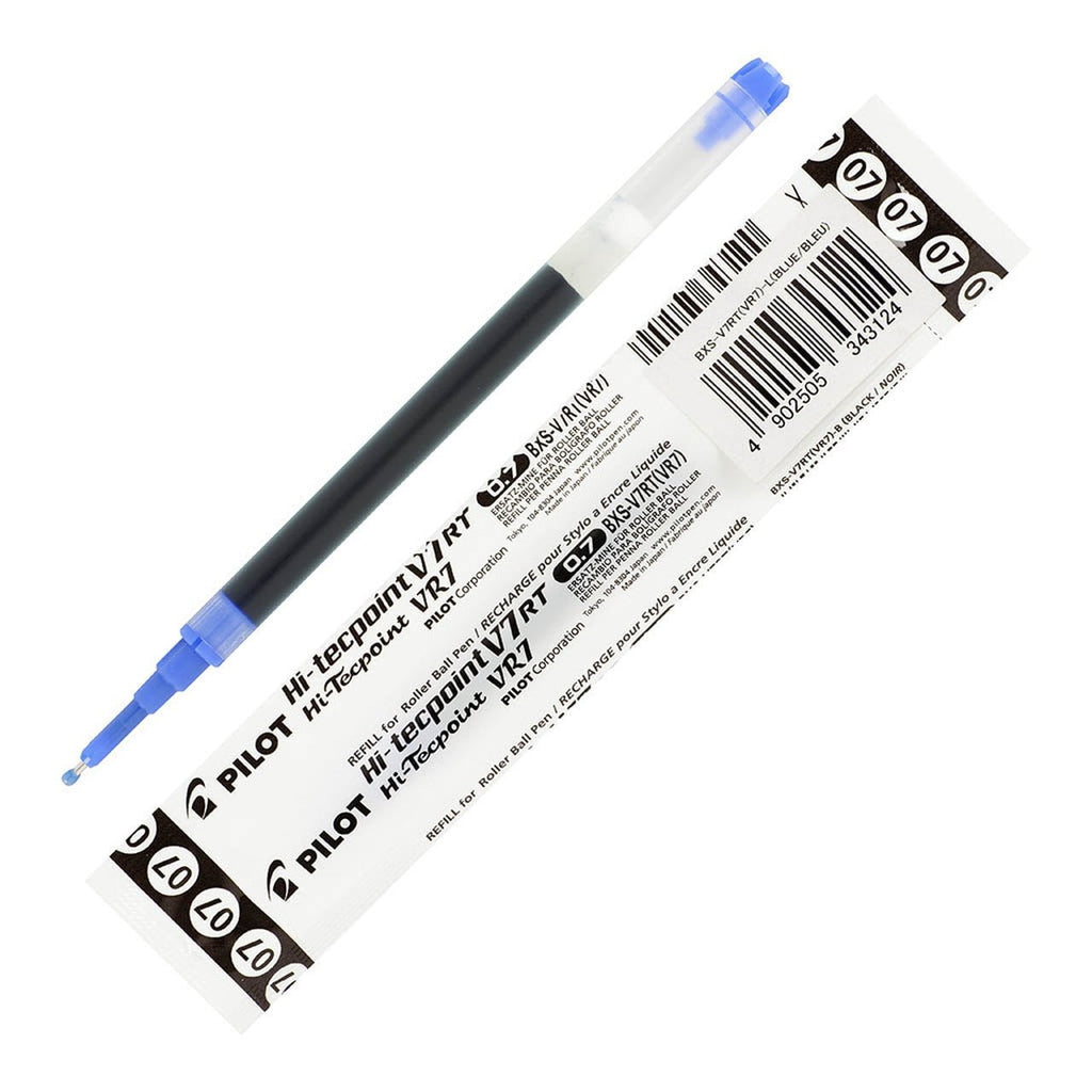 Pilot Hi-Tecpoint V7RT Rollerball Refill Fine Blue (BXS-V7RT-L ...