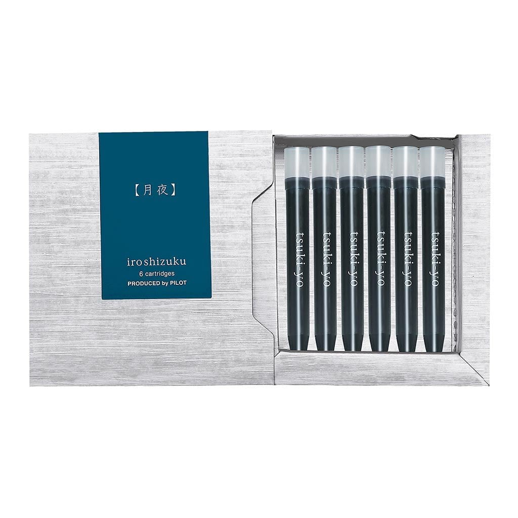Pilot Iroshizuku Ink Cartridge Moonlight Tsuki-yo, Pack of 6 (IRF-6S-T ...