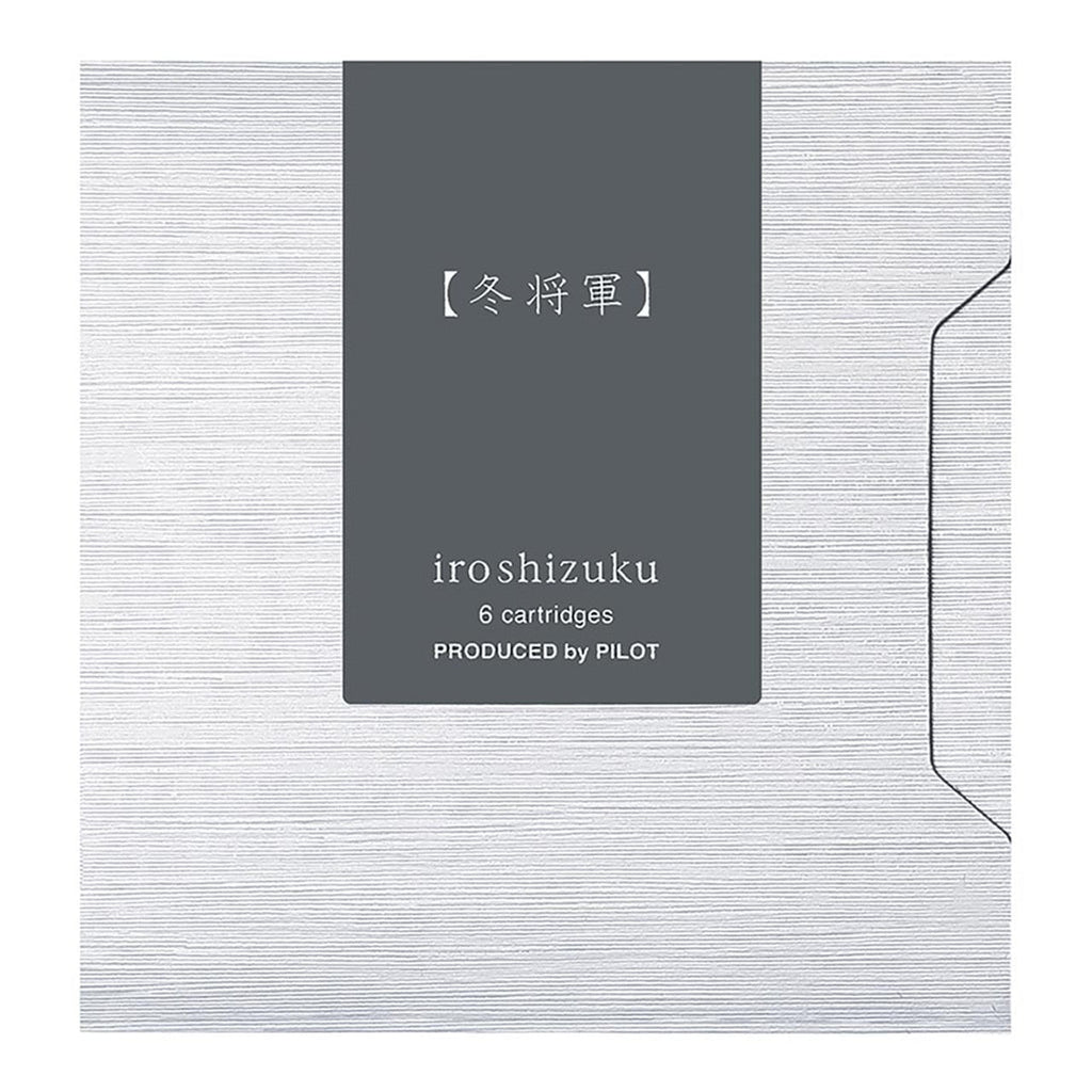 Pilot Iroshizuku Ink Cartridge Old Man Winter Fuyu-syogun, Pack of 6 ...