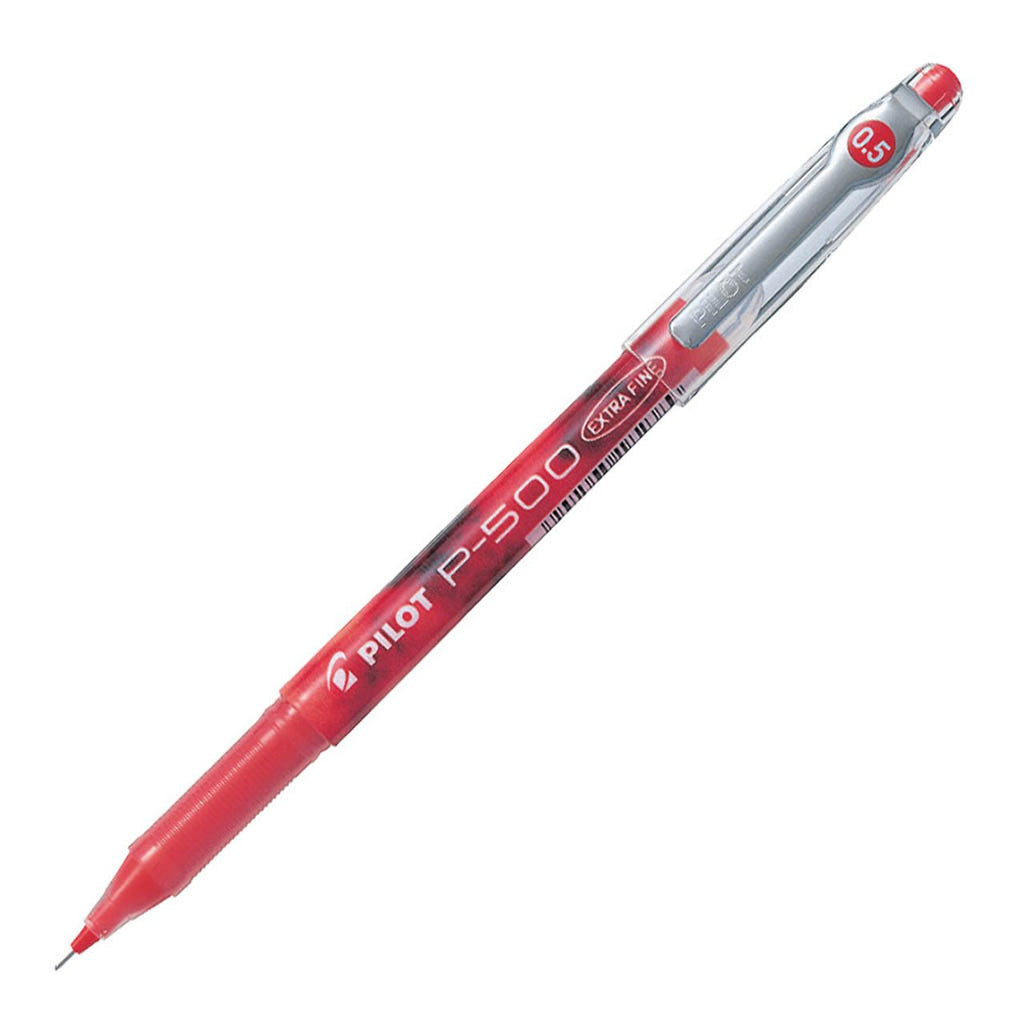 Pilot P500 Gel Extra Fine Red (BL-P50-R) x 12's pack | Gel Pens ...