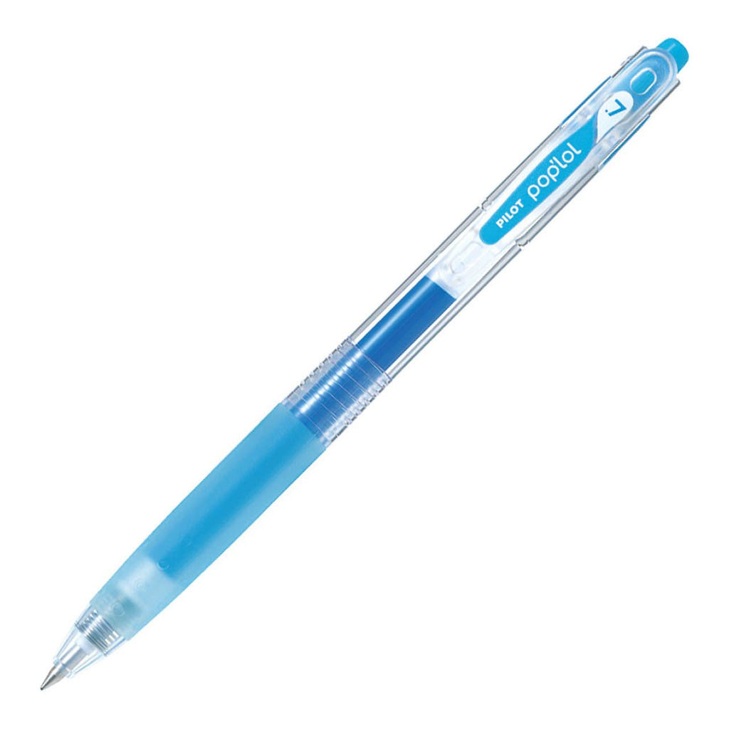 Pilot Pop'lol Gel Fine Light Blue Pens (BL-PL-7-LB) x 12's pack | Gel ...