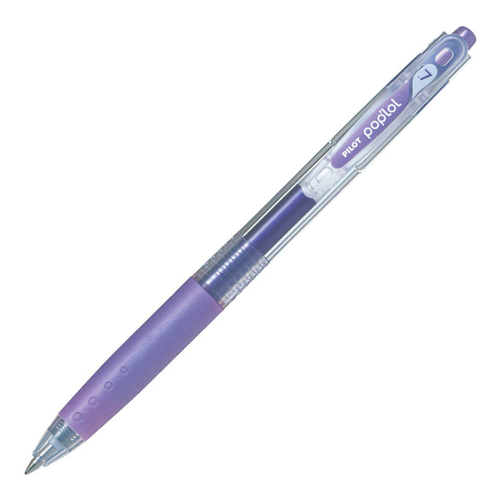 Pilot Pop'lol Gel Fine Metallic Violet Pens (BL-PL-7-MV) x 12's pack ...