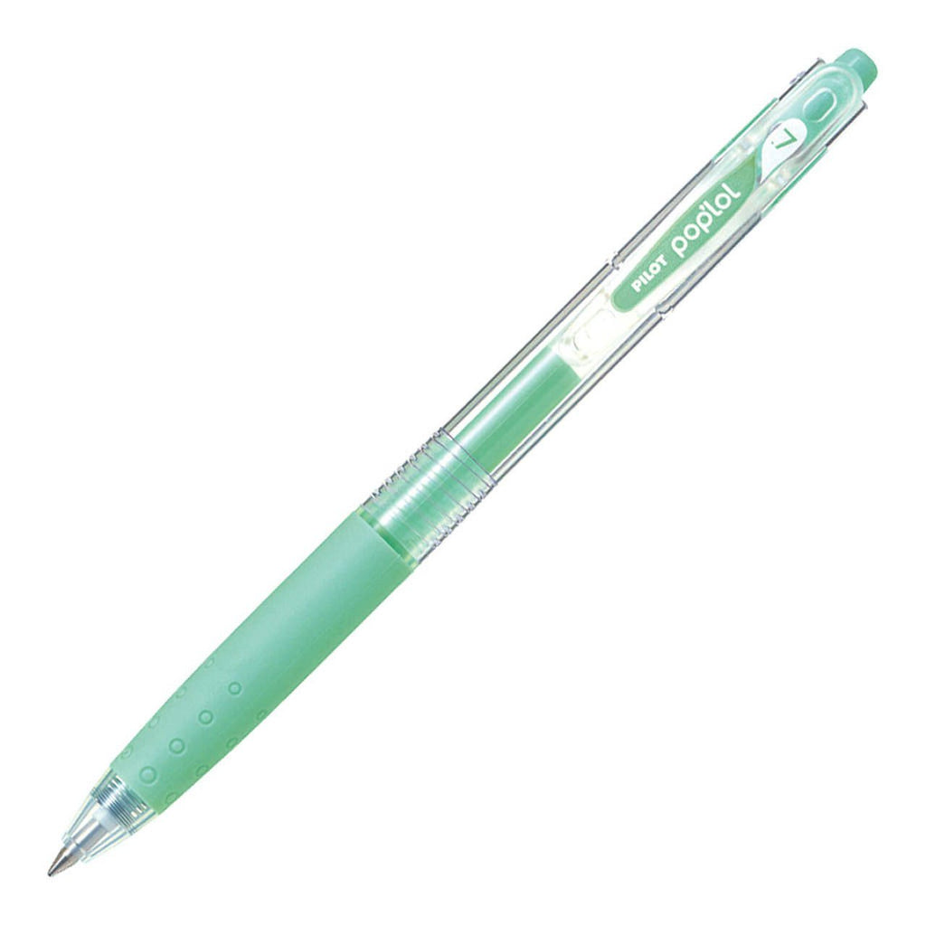 Pilot Pop'lol Gel Fine Pastel Green Pens (BL-PL-7-PG) x 12's pack | Gel ...