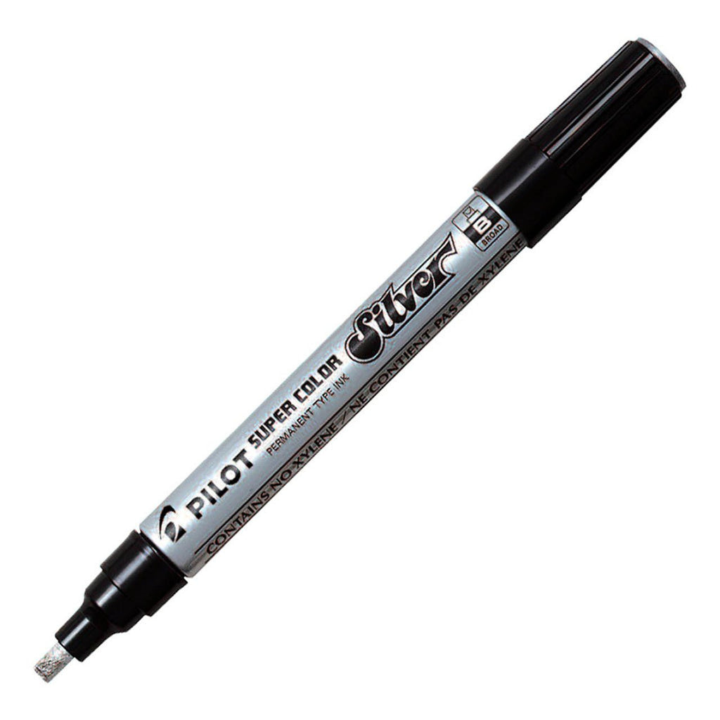 Pilot Super Colour Paint Marker Broad Silver (SC-S-B) | Markers ...