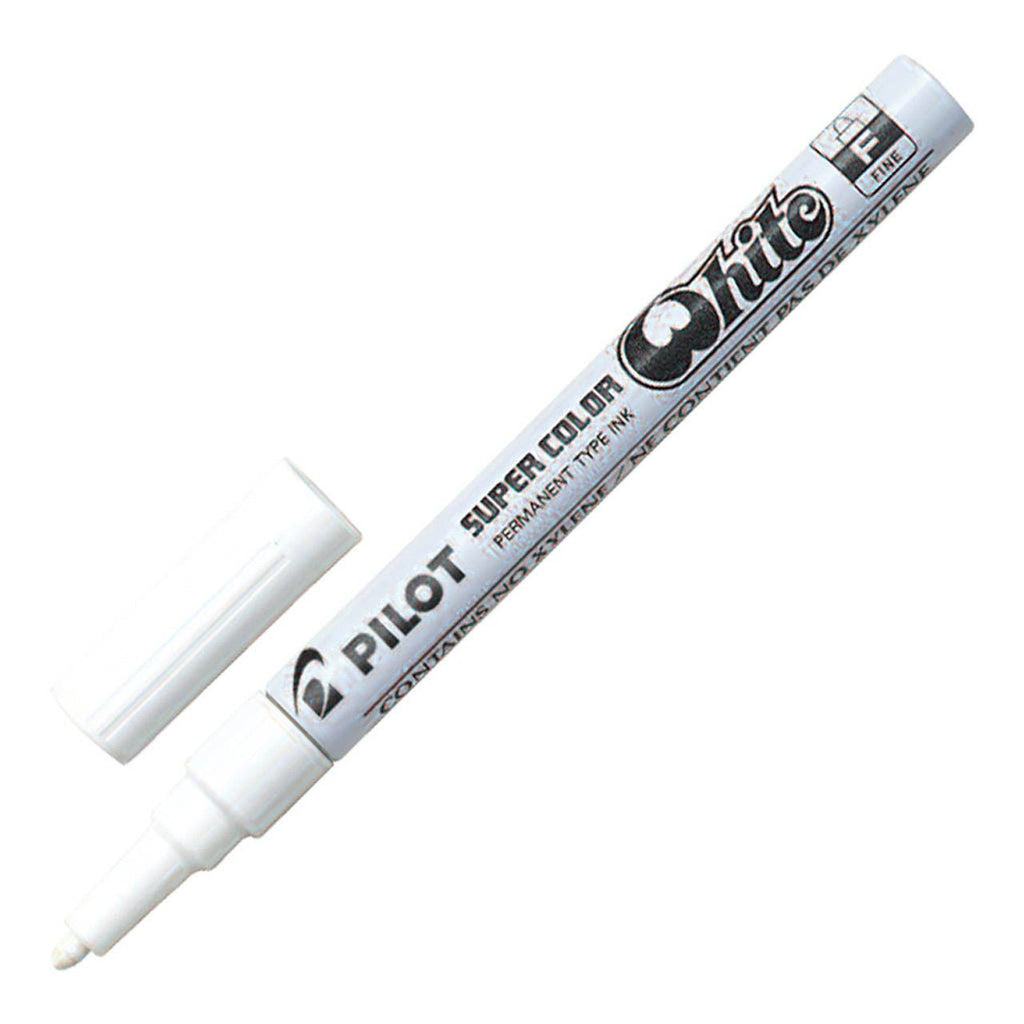 Pilot Super Colour Paint Marker Fine White (SC-W-F) | Markers ...