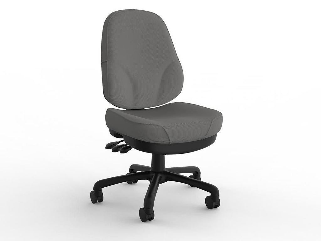 Knight's Plymouth 3 Lever Breathe Fabric Task Chair | Ergonomic Chairs ...