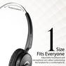 Promate Over-Ear Mono Bluetooth Headset, HD Voice Clarity, Noise-Cance ...