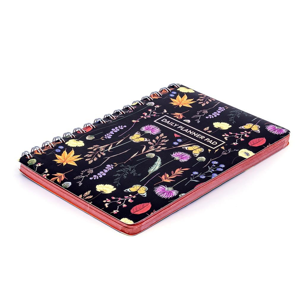Pukka Bloom Daily Planner Pad, A5, Black | Newest Products — Discount ...