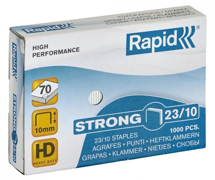 Rapid 23/10 Staples 1000 pcs | Desktop Essentials — Discount Office