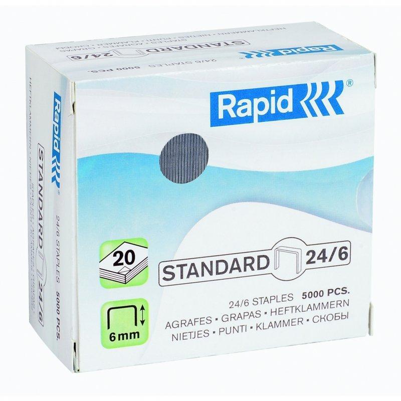 Rapid 24/6 Staples 5000 pcs | Desktop Essentials — Discount Office