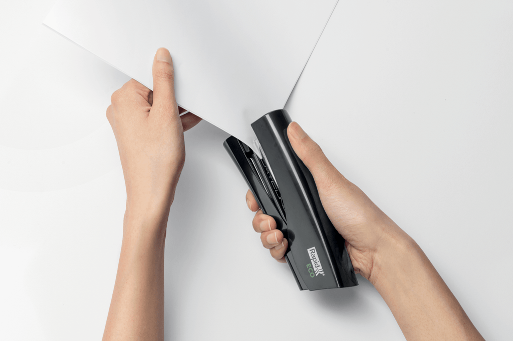 Rapid Eco Stand Up Stapler, Full Strip, 25 Sheet, Black | Desktop ...