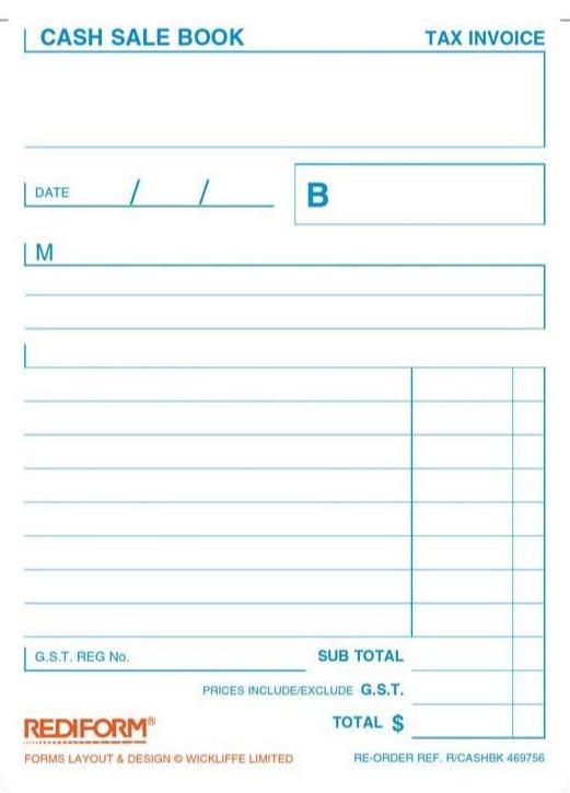 Rediform A6 Cash Sale Invoice Book | Business Books — Discount Office