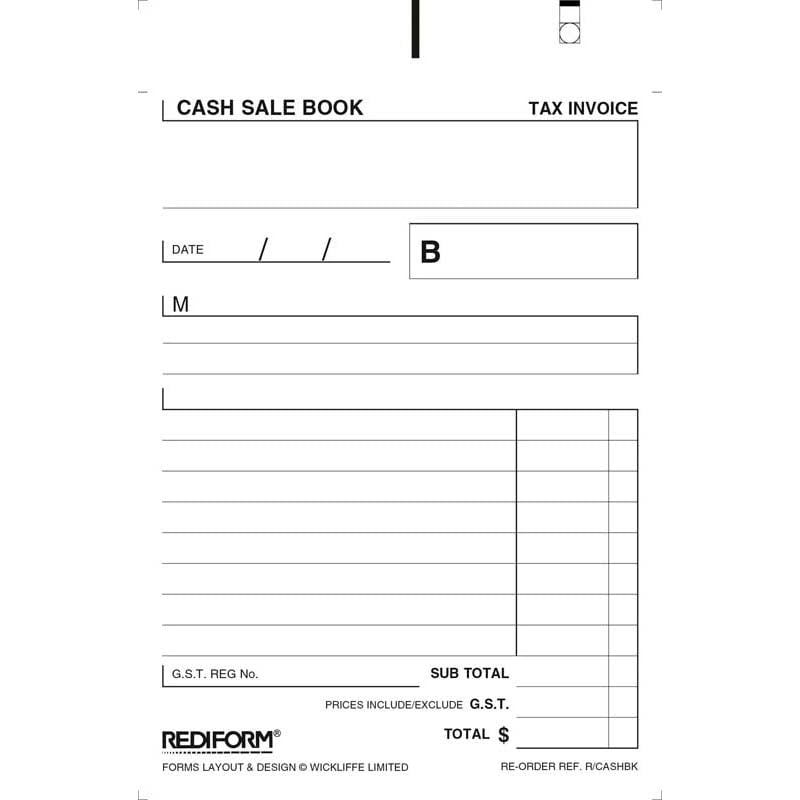 Rediform A6 Cash Sale Invoice Book | Business Books — Discount Office