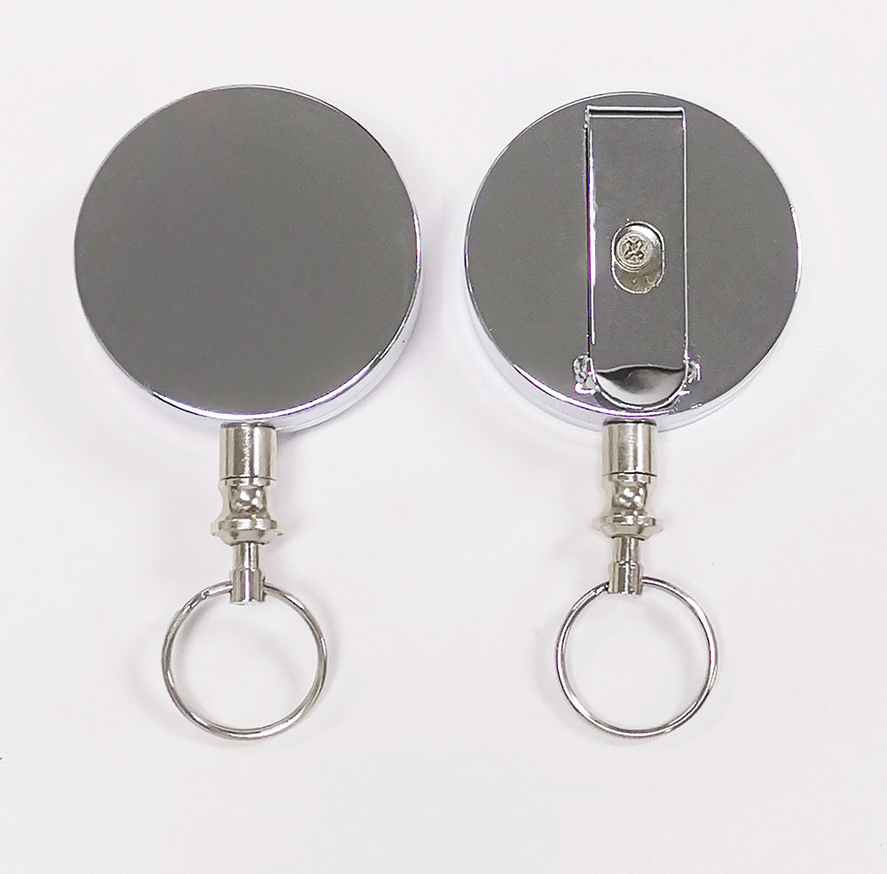 Rexel Id Retractable Metal Key Holder Steel Cable | ID Card Holders ...