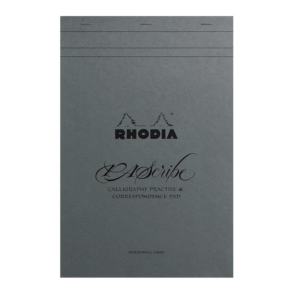 Rhodia PAScribe Calligraphy Maya Grey Pad A4+ Lined | Art Pads ...