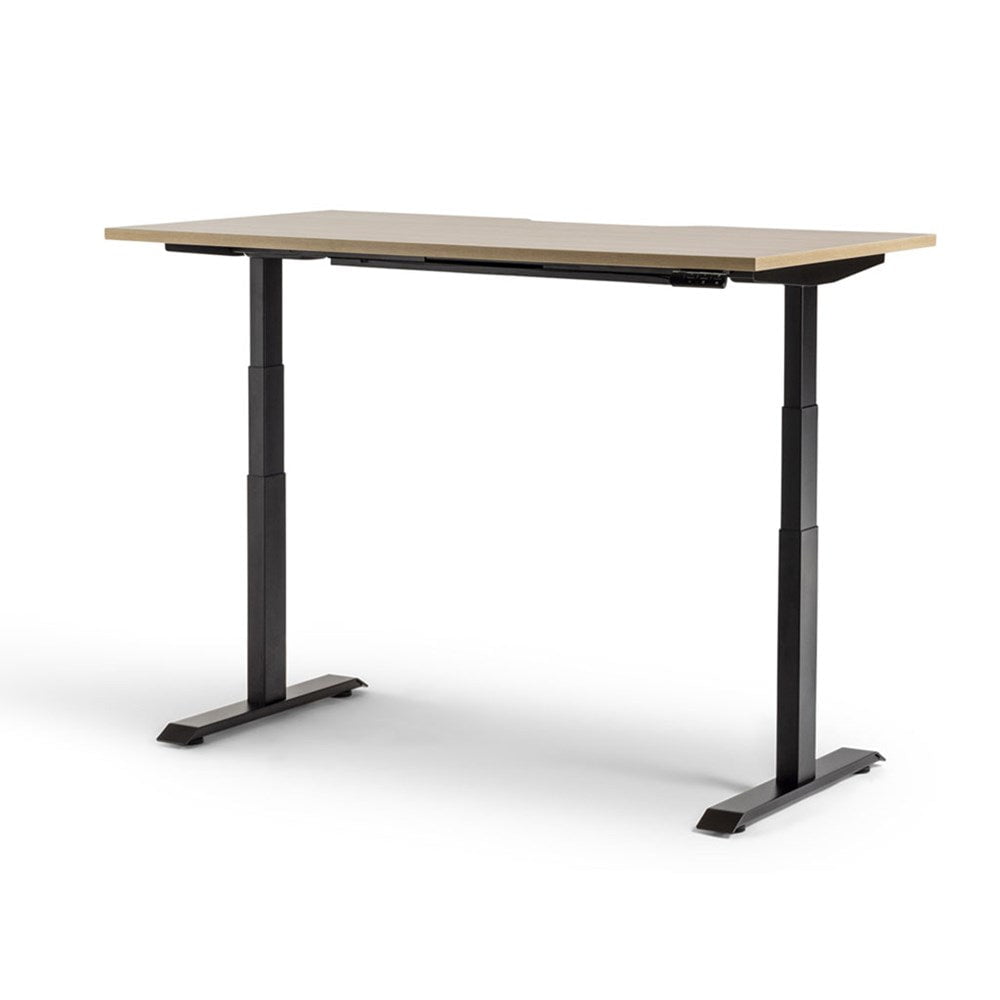 Rise 1800mm x 700mm Electric Height Adjustable Desk – Black / Autmn Oa ...