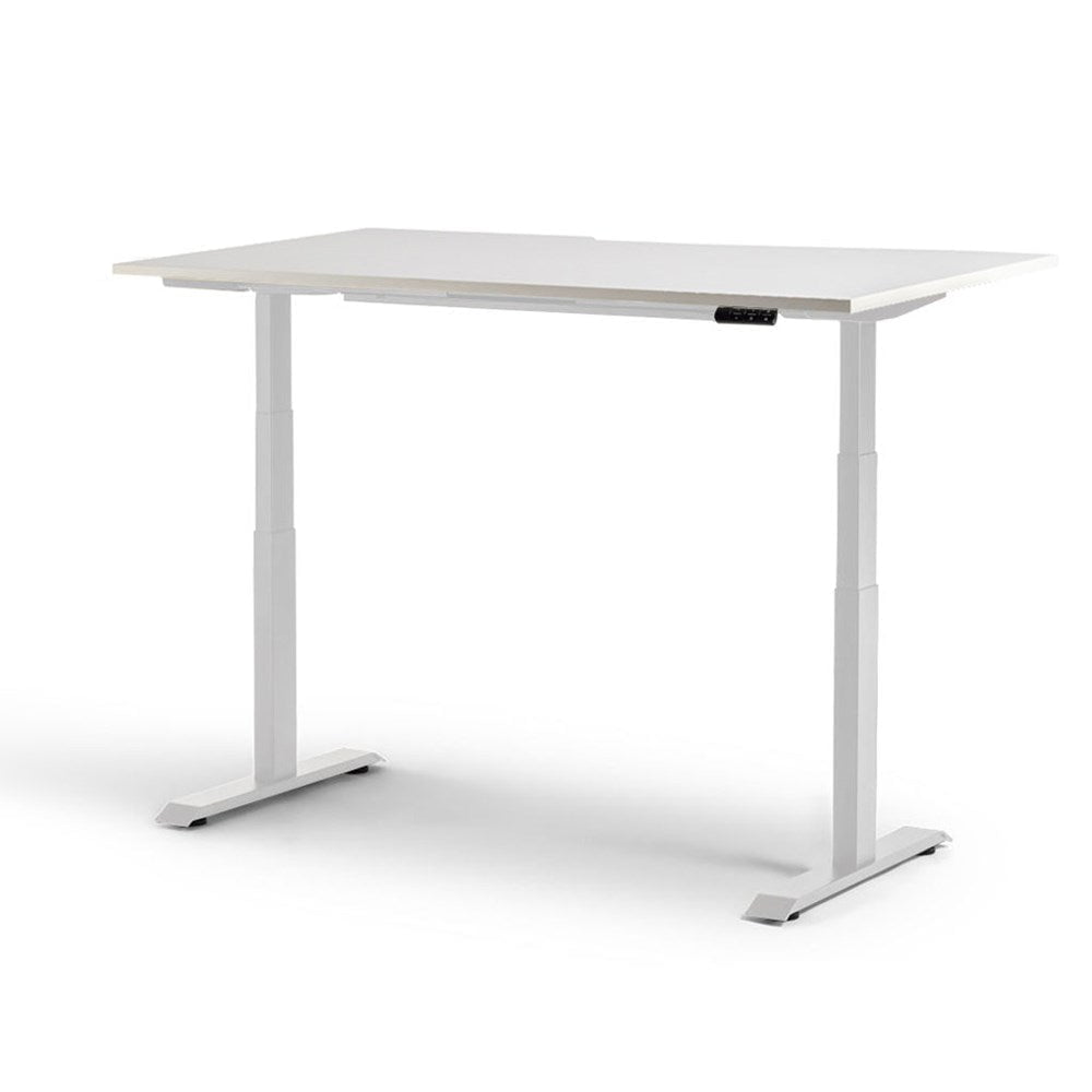 Rise 1800mm x 700mm Electric Height Adjustable Desk – White / White ...