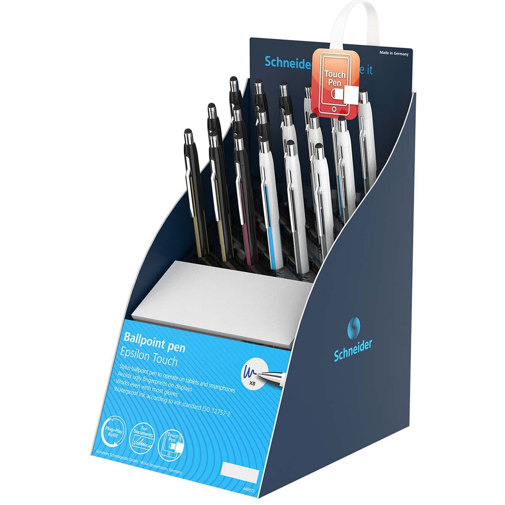 Schneider Epsilon Touch Ballpoint Pen, Extra Broad, Pack of 18 Pieces ...