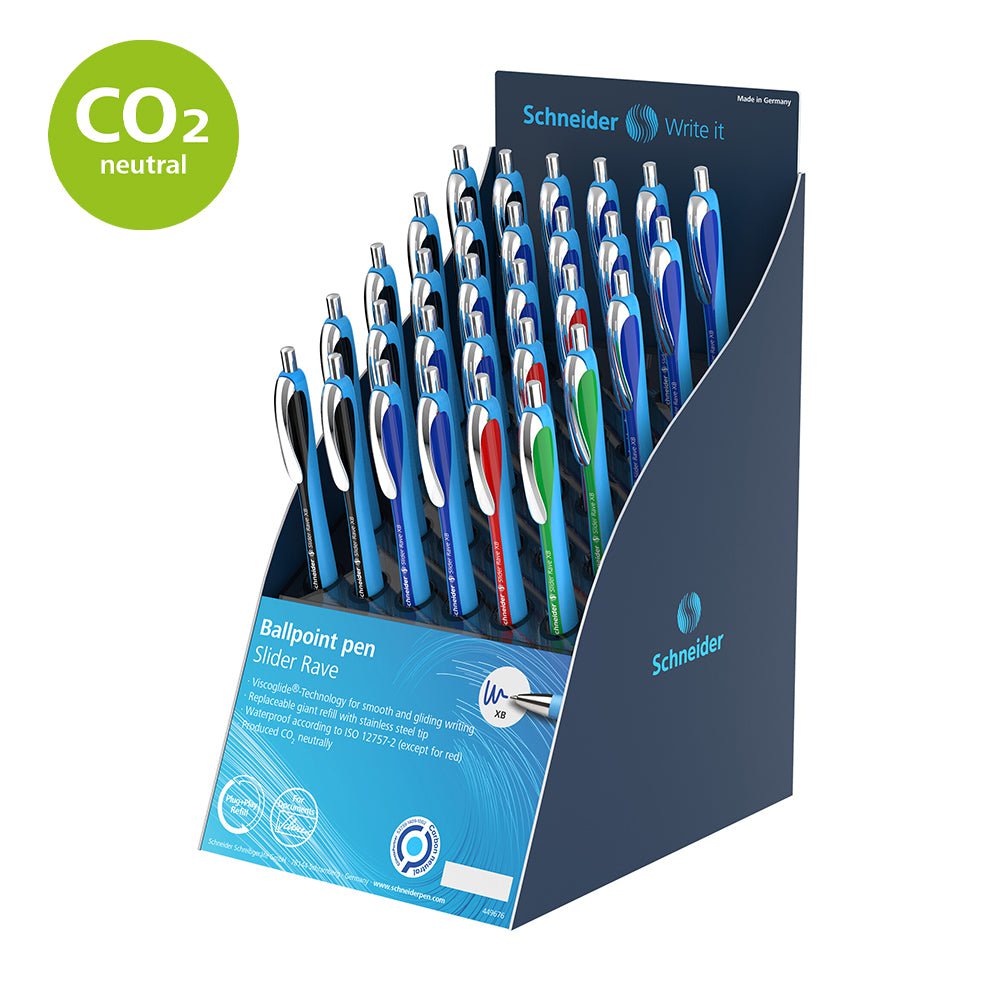 Schneider Slider Rave Ballpoint Pen, Pack of 30 Pieces | Ballpoint Pens ...
