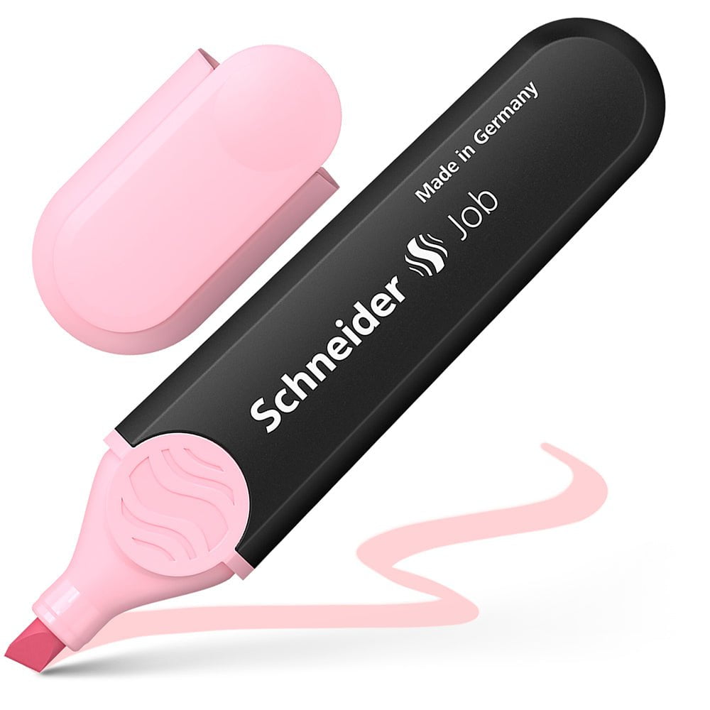 Schneider Highlighter Job Pastel Light Pink | Highlighters — Discount ...