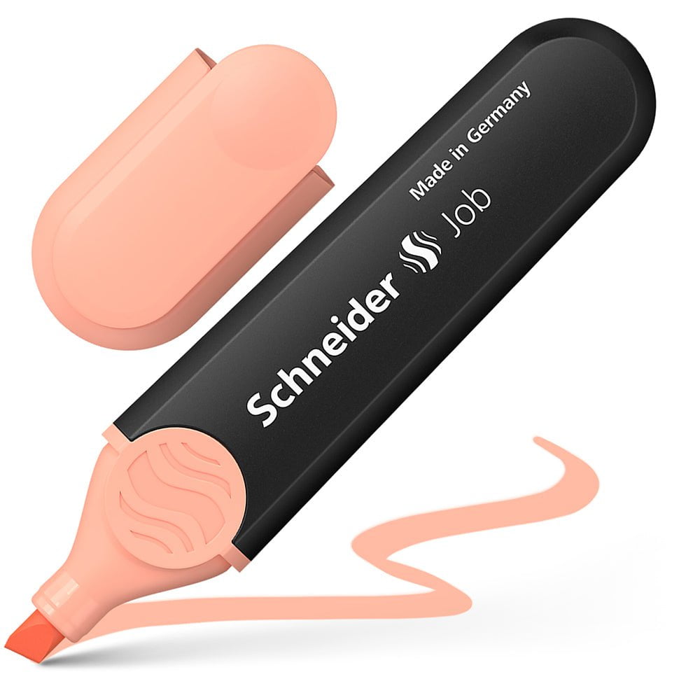 Schneider Highlighter Job Pastel Peach | Highlighters — Discount Office