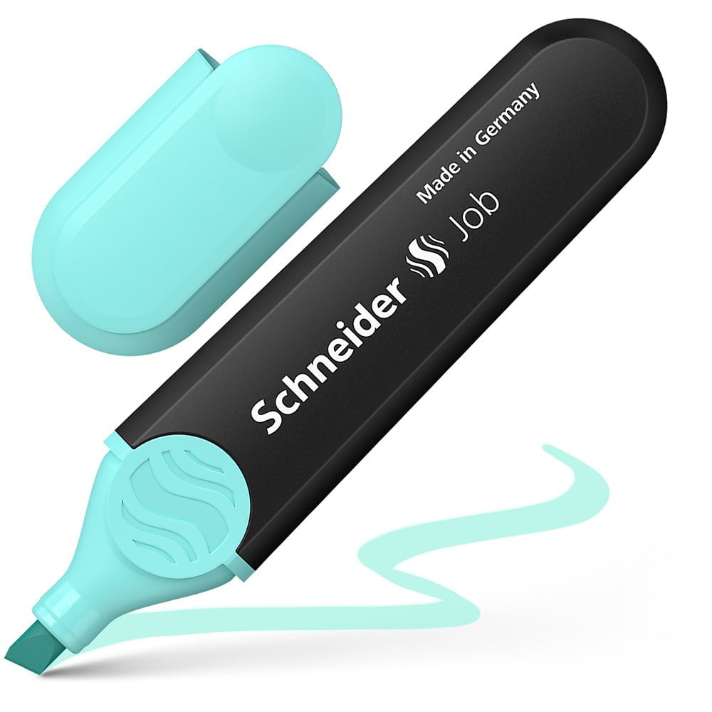 Schneider Highlighter Job Pastel Turquoise | Highlighters — Discount Office