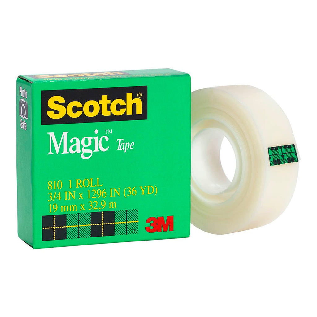 Scotch 810 Invisible Tape / Magic Tape 19mm x 33mt | Adhesives, Tapes ...
