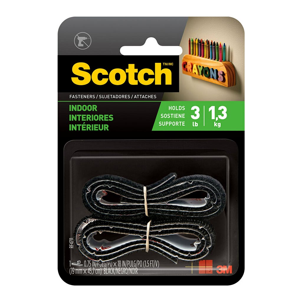 Scotch Fastener Indoor RF4711 12.7mmx4.57m Black | Newest Products ...