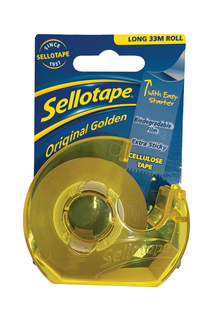 Sellotape 3272 Cellulose Tape On Dispenser 18mm x 33mt | Adhesives ...