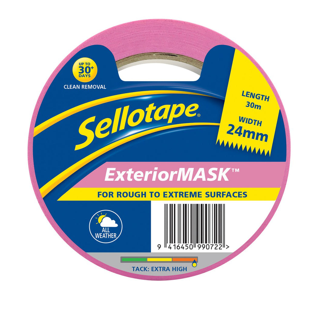 Sellotape Lupin Exterior Mask 18mm x 30m | Adhesives, Tapes ...
