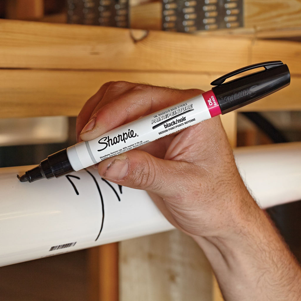 Sharpie Oil-Based Medium Point Paint Marker Pen, Black | Markers ...