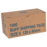 Shipping Tags No. 5 - 120 x 60mm | Labels & Tags — Discount Office