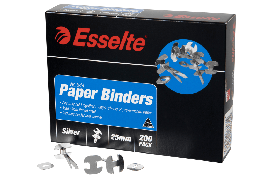 Silver Paper Fastener / Binder 25mm x 200 | Clips, Pins & Fasteners ...