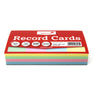 Silvine Record Cards 5 x 3 Ruled Assorted Colours | Files & Folders ...