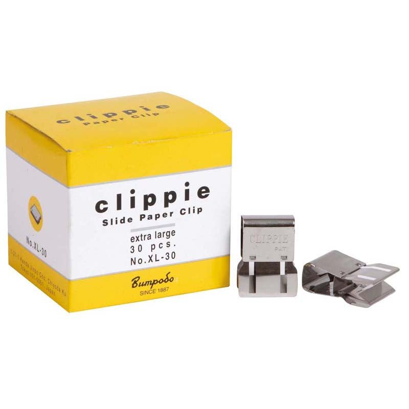 Slide Clippie Paper Clip Extra Large x 30 | Clips, Pins & Fasteners ...