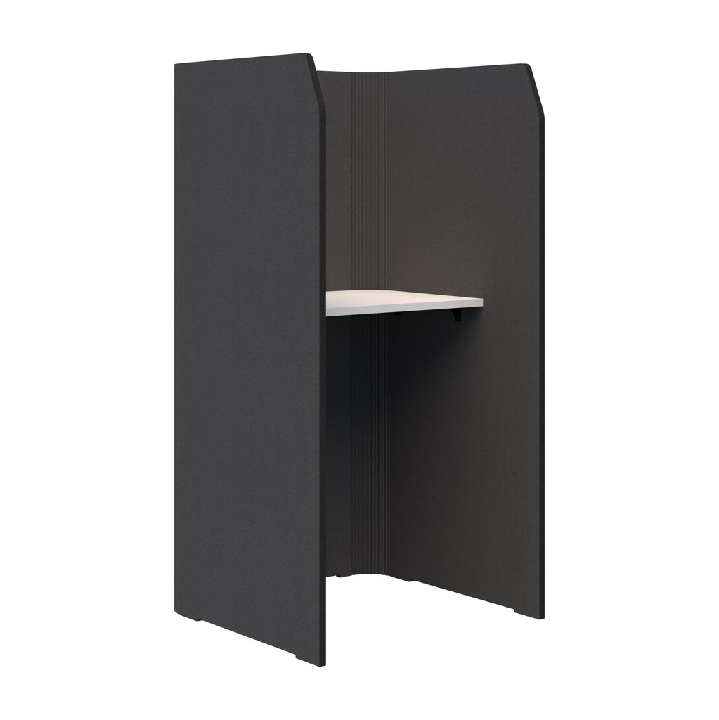 Sonic Focus Standup Pod Acoustic Desk, 1800mm High x 900mm Long x 850m ...