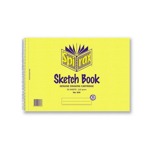 Spirax 534 A4 Sketch Book 40 Pages x Pack of 10 | Art Pads — Discount ...